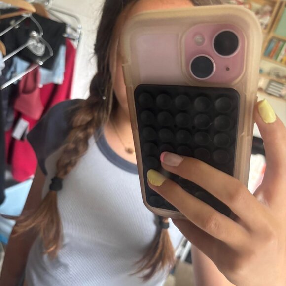 Brandy Melville | Tops | Blue Brandy Baby Tee | Poshmark